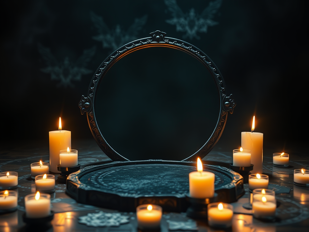 🔮 Ritual of the Day: Mirror Scrying Across Traditions 🔮 – LunaOwl : The ...